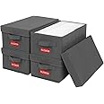 Amazon.com: NUSWOR Premium DVD Storage Box - Stackable DVD Case Holder Organizer, DVD Storage ...
