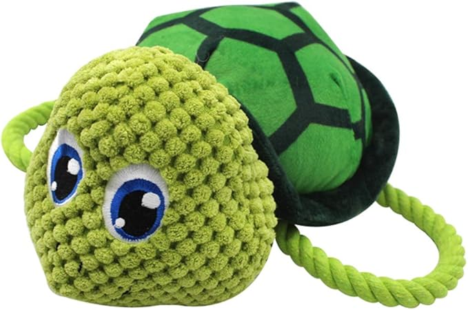 GREENLANS Dog Toy, Pet Dog Puppy Cute Sea Turtle Shape Plush Doll ...