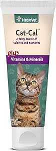 Amazon.com : NaturVet Cat-Cal Nutritional Gel Plus Vitamins and ...