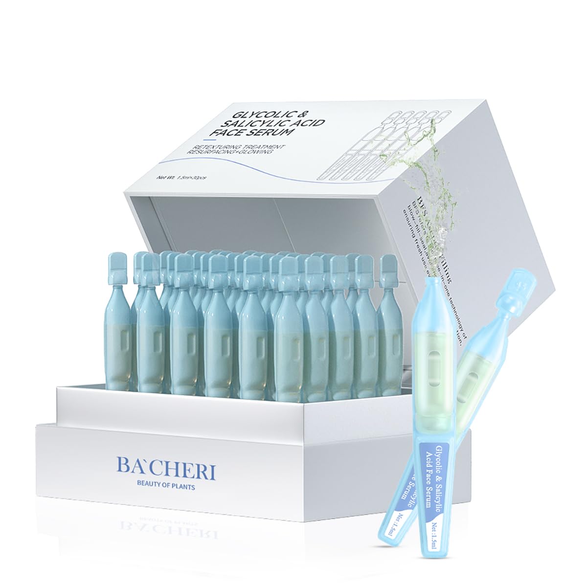 Mua BACHERI Salicylic Acid Serum for Face with Glycolic Acid, Azelaic ...