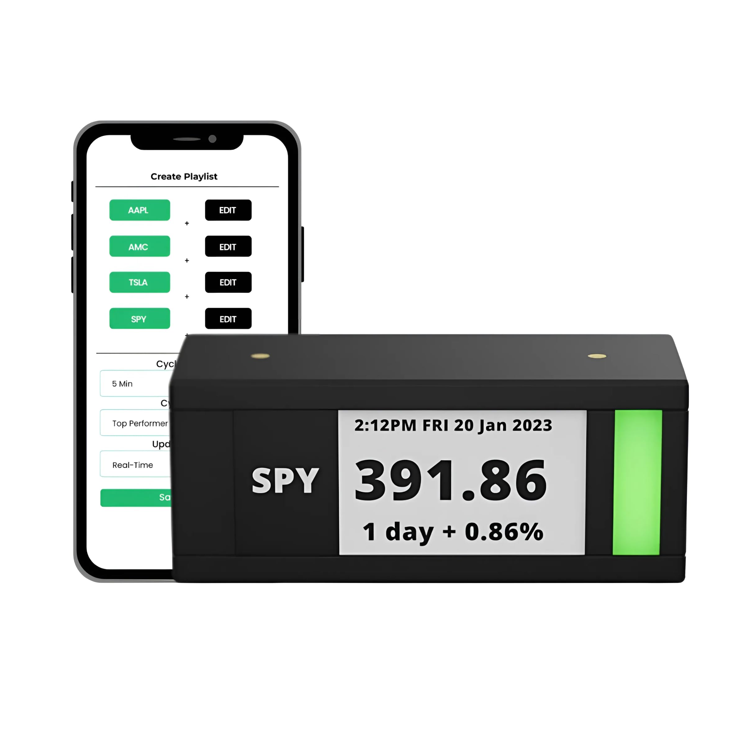 Mua TickrMeter Stock Ticker with E-Ink Screen and WiFi Connectivity ...