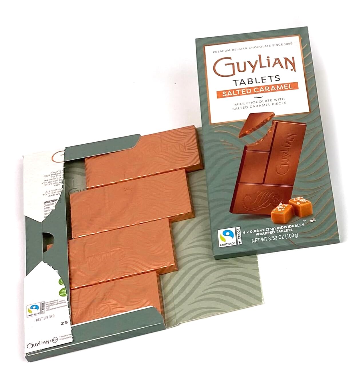 Mua GuyLian Individually Wrapped Belgian Chocolate Tablets 3-Flavor ...