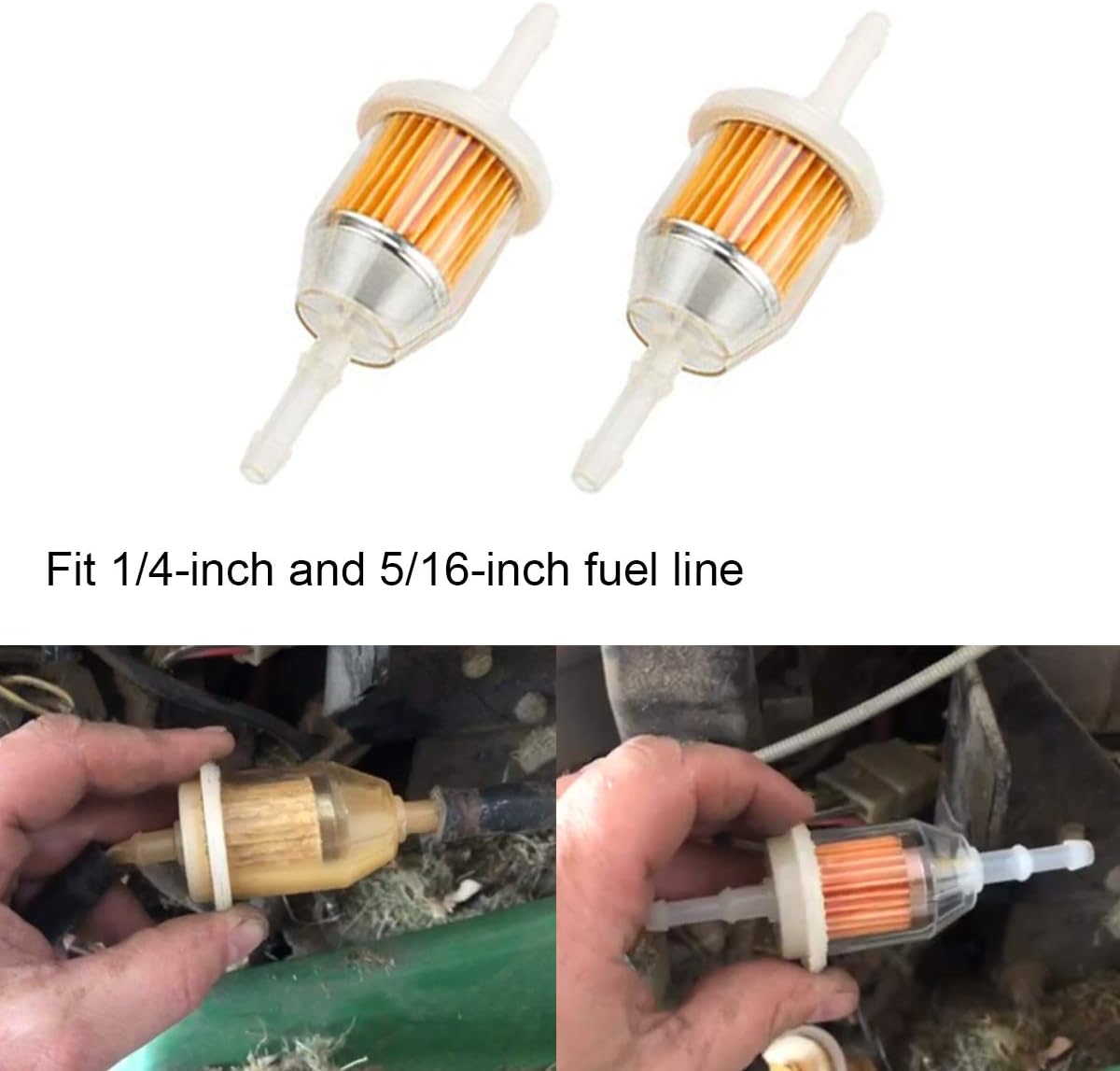 N/C ZAMDOE Fuel Pump Fuel Filter for LA105 LA115 LA120 LA125 LA130 ...