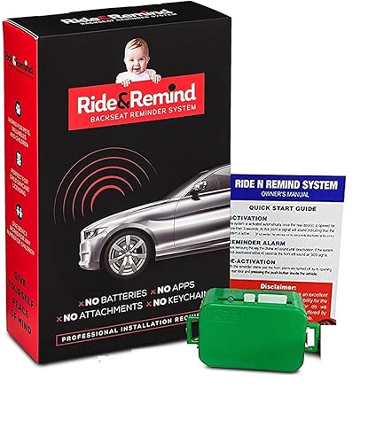 Ride N Remind Car Alarm - Back Seat Reminder System - Baby Car Seat ...