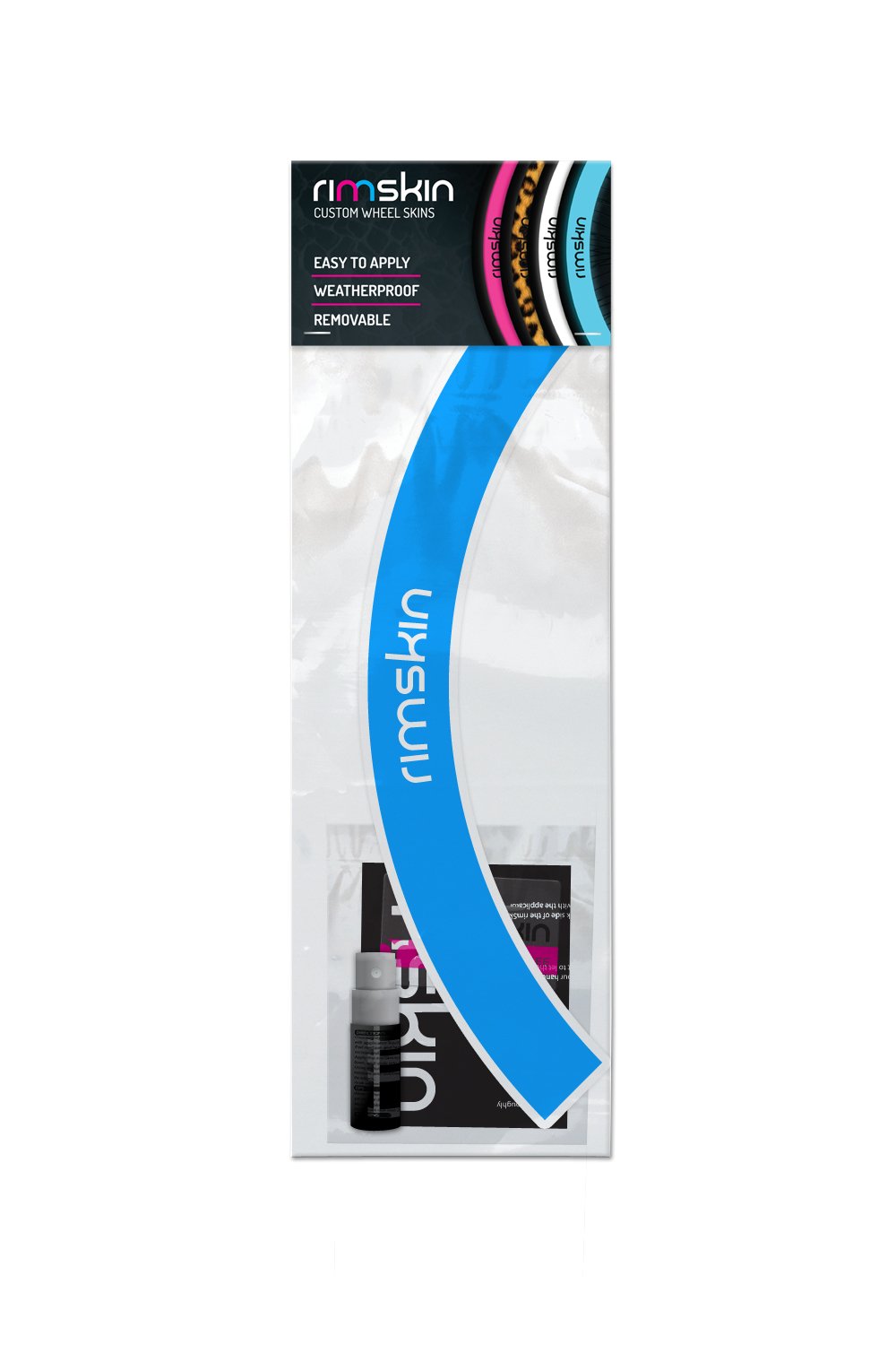 Buy rimSkin Deep V Non-Machined Single Wheel Rim Skin Pack for Road ...