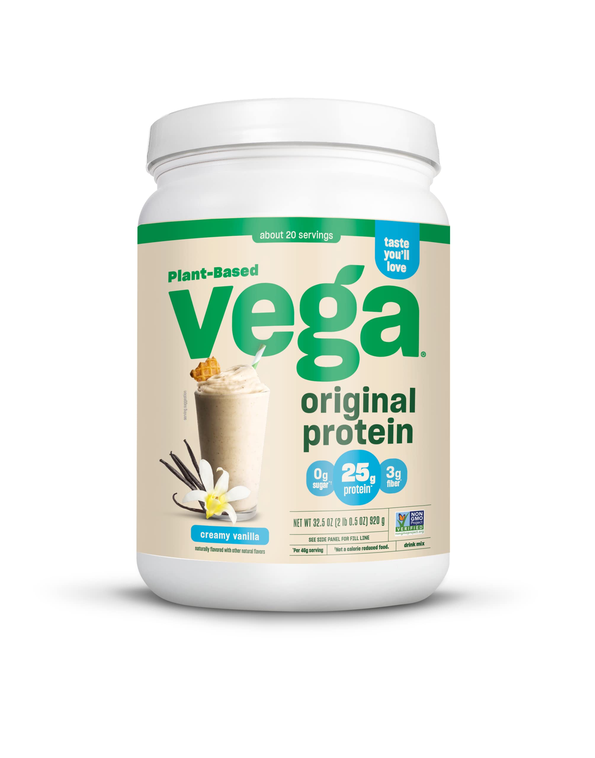 Mua Vega Original Protein Powder, Creamy Vanilla Plant Based Protein ...