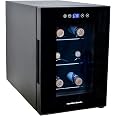 Amazon.com: Hamilton Beach 6 Bottle Wine Fridge for Red, White ...