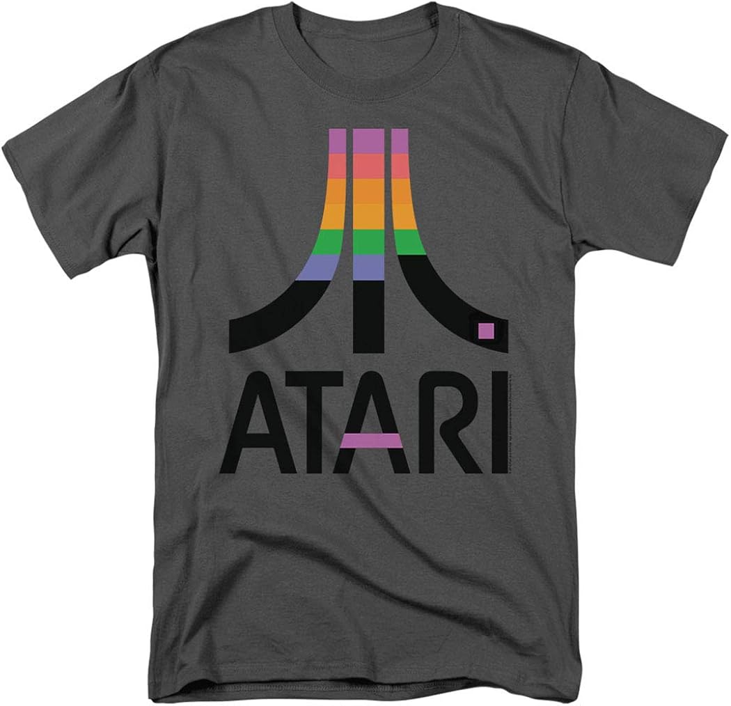 Amazon.com: Atari Logo Retro Video Game Breakout Logo T Shirt ...