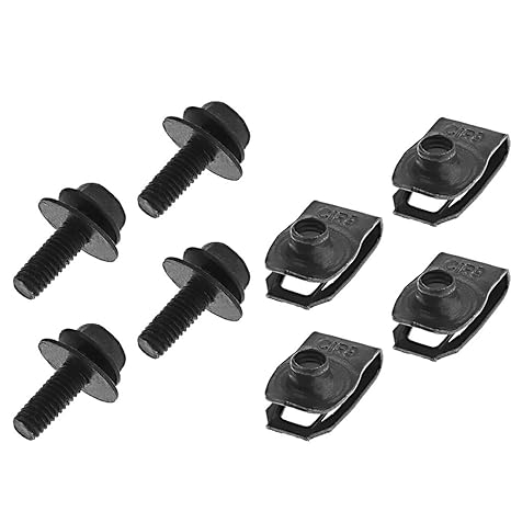 Amazon.com: Front Shock Absorber Mounting Hardware Bolts & J-Nuts Clips ...