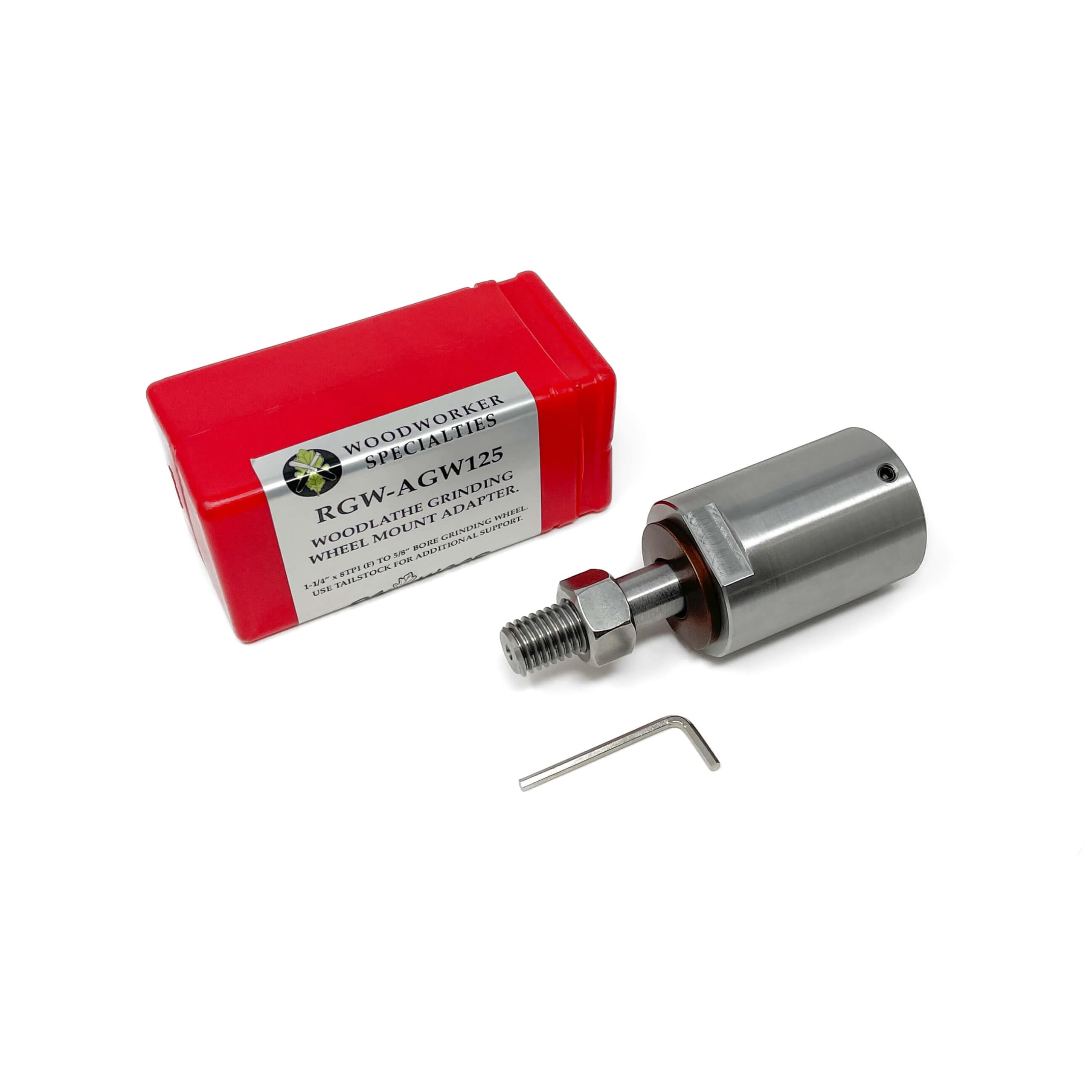 Mua Adapter Mandrel for Mounting CBN Wheel to Wood Lathe (1" x 8 TPI ...