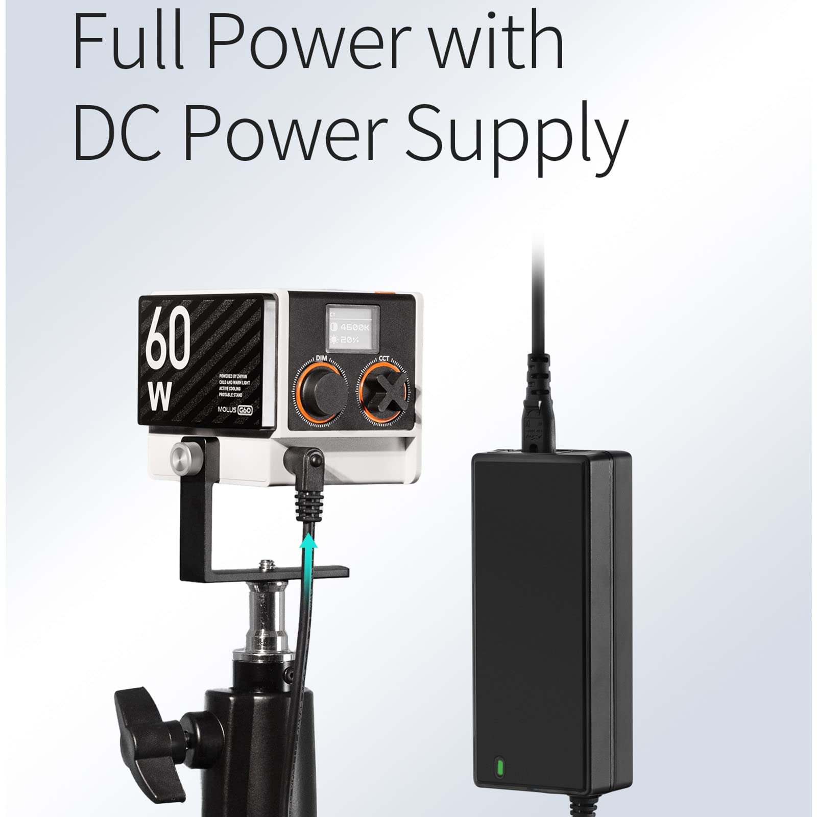 Bingua.com - Zhiyun Molus G60 Combo 60W LED Video Light CCT 2700K ...