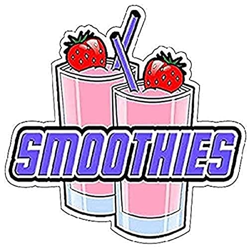 Smoothies Concession Decal Drink Fruit Smoothie Sign in Oman | Whizz ...