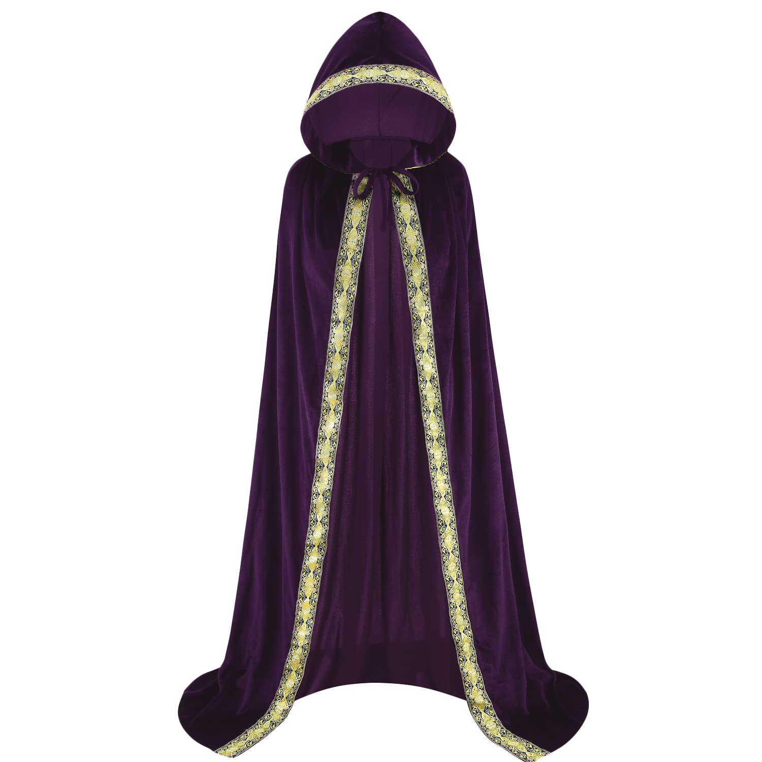 Colorful House Unisex Medieval Renaissance Vintage Wizard Witch Hooded ...