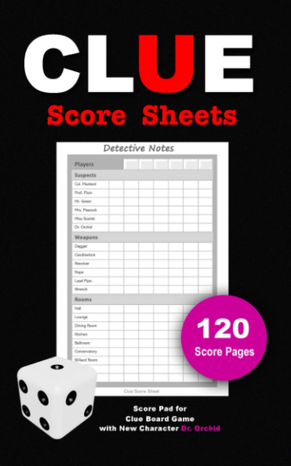 Mua CLUE Score Sheets: Score Pad for Clue Board Game with New Character ...