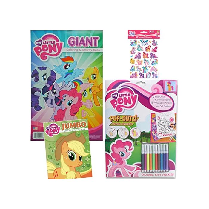 Buy My Little Pony Coloring Gift Set For Kids - 1 Coloring Kit (with 10 ...