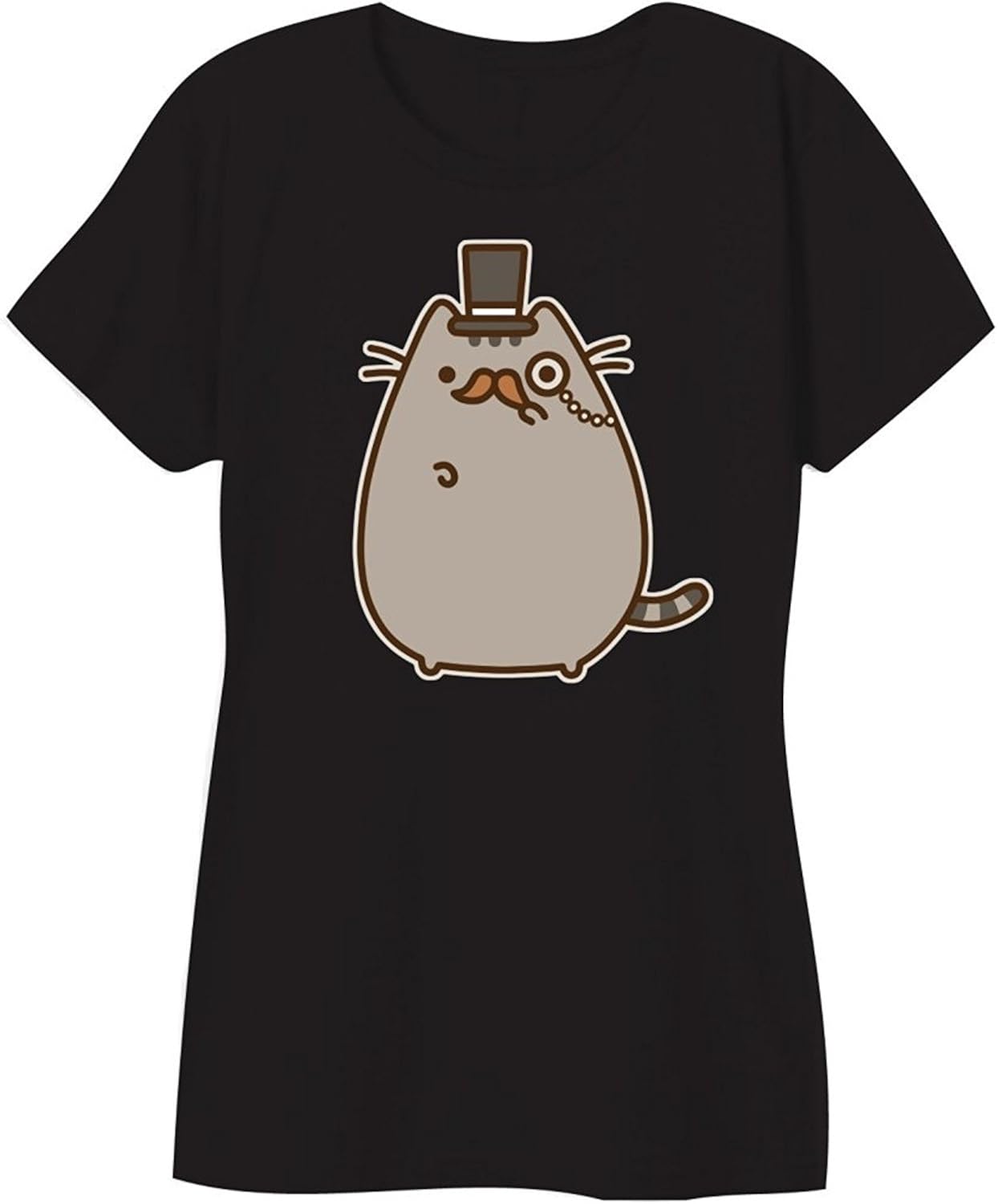 Pusheen The Cat Juniors T-Shirt (Black, Small): Amazon.ca: Clothing ...