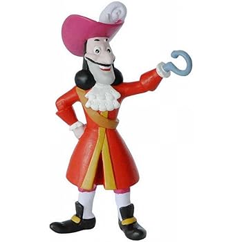 Amazon.com: Bullyland Captain Hook Action Figure, 3.94": Toys & Games