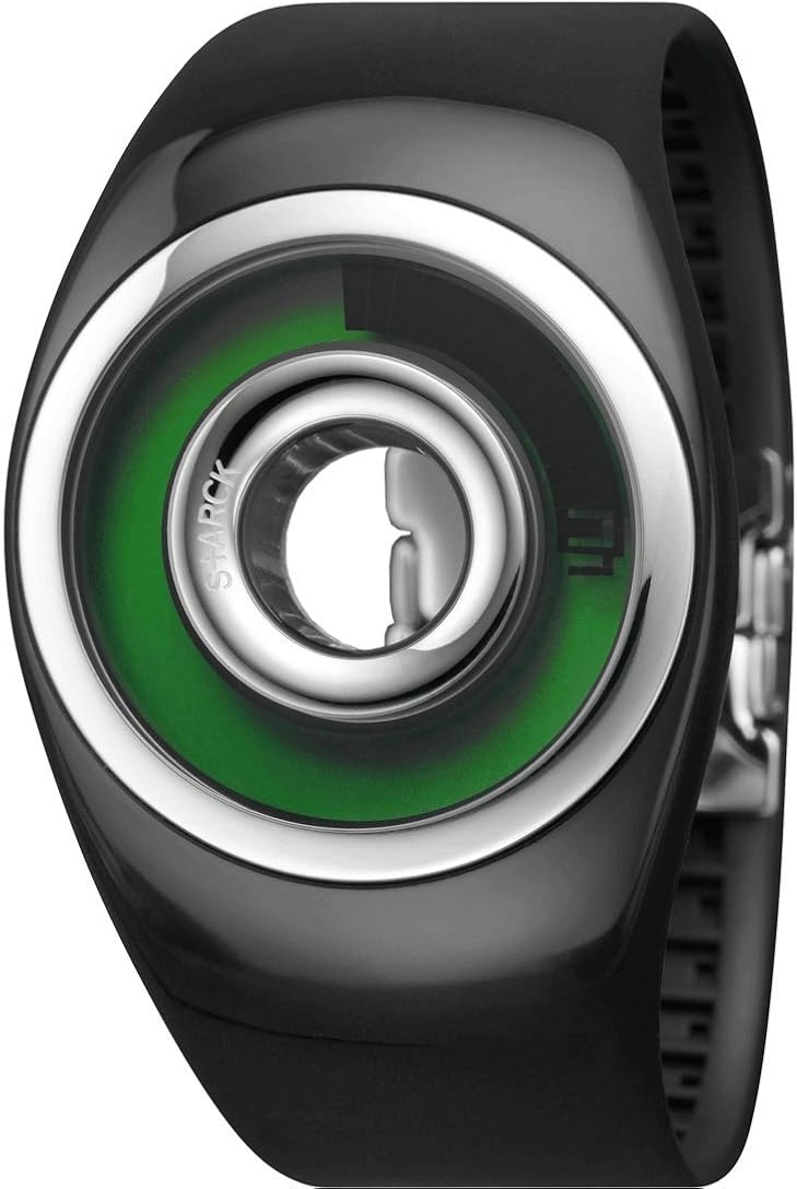 Philippe Starck - PH1109 - Montre Homme - Quartz Digitale - Cadran Vert ...