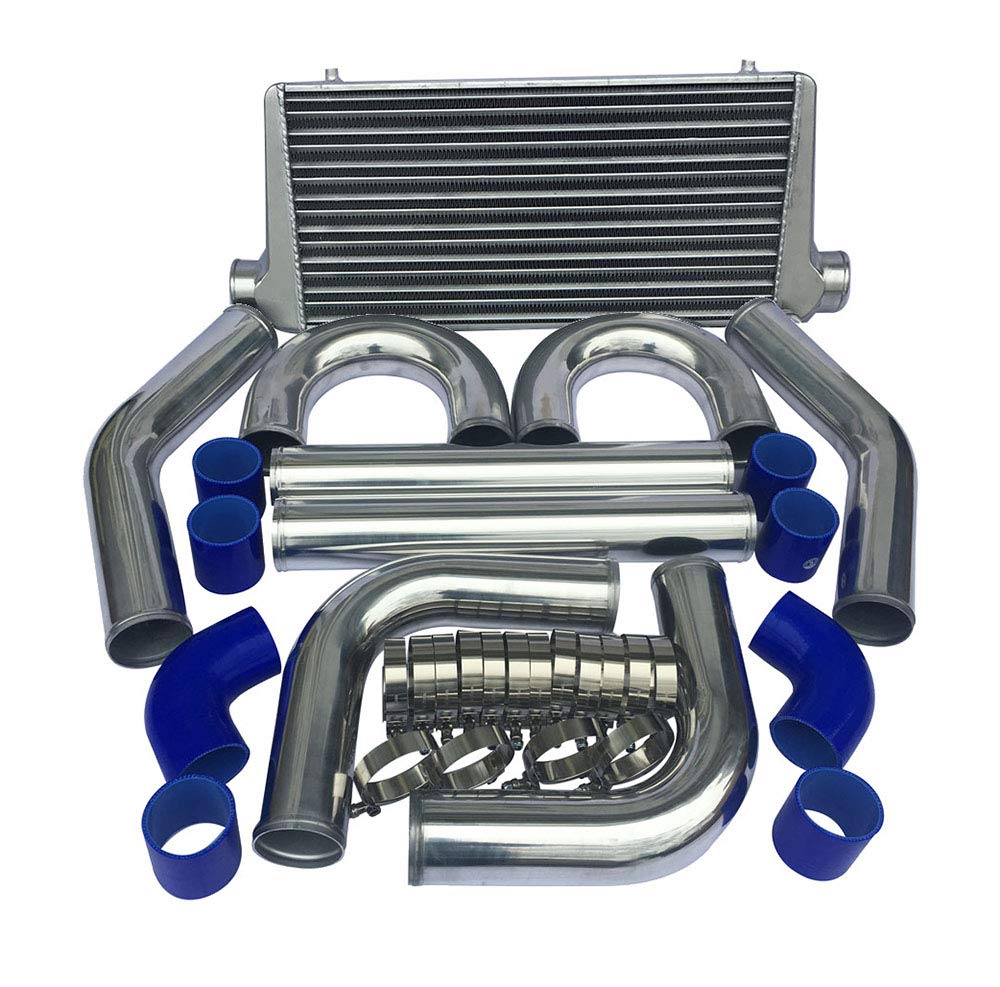 Buy Front intercooler +Aluminum Turbo Intercooler Piping Kit 600 * 300 ...