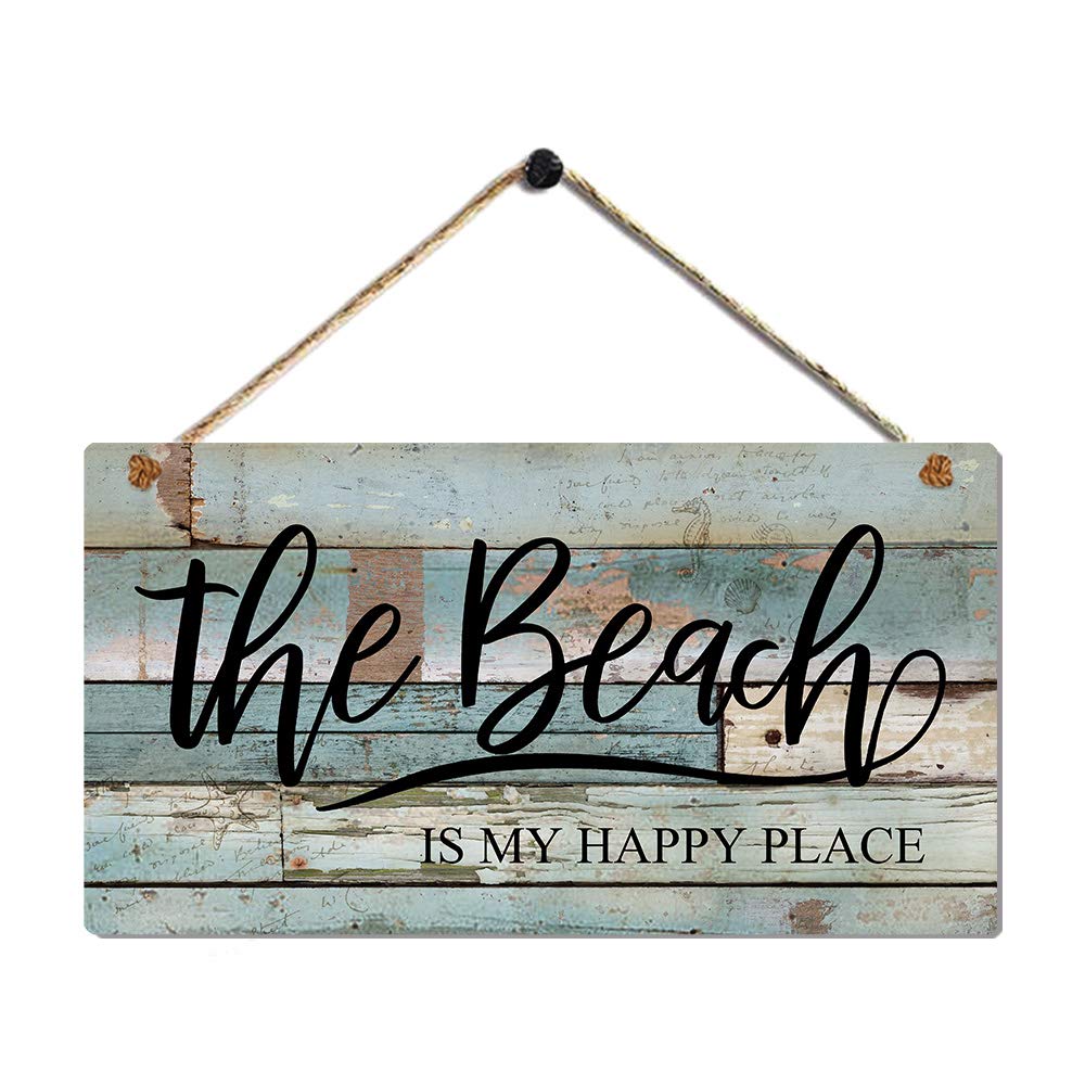 Vintage Beach Decor Plaque with Coastal Themed Wall Decor Beach Signs ...