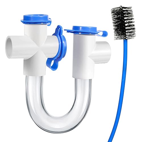 DECOAIRCON 3/4 -inch Standard Condensate Trap with Cleaning Brush, PVC ...