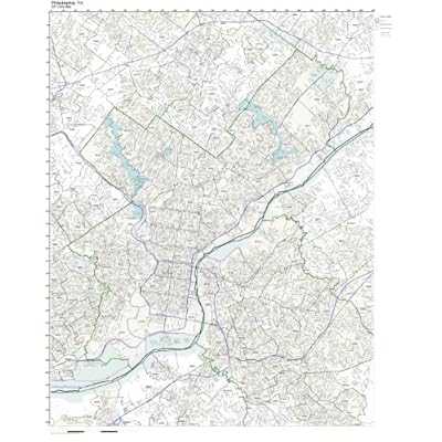 Mapa de pared con codigo postal de Filadelfia, mapa Chile | Ubuy