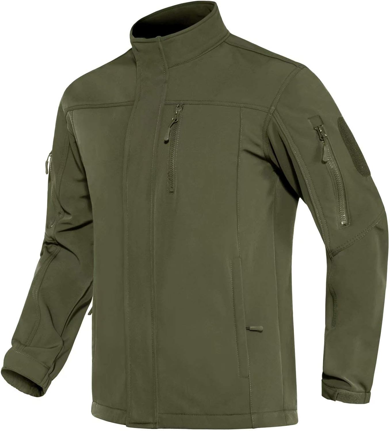 MAGCOMSEN Men's Water Resistant Softshell Jacket with Fleece Lining ...