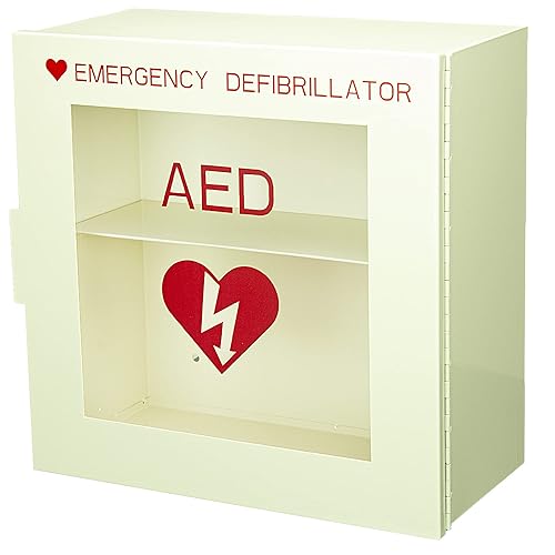 Non Alarmed AED Defibrillator Wall Mounted Storage Cabinet - 14.1'' x 7 ...