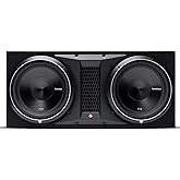 Amazon.com: Rockford Fosgate Punch P1-2X12 Dual P1 12" Loaded Subwoofer Enclosure Ported ...