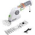 Amazon.com : WORKPRO Cordless Grass Shear & Shrubbery Trimmer - 2 in 1 Handheld Hedge Trimmer 7 ...