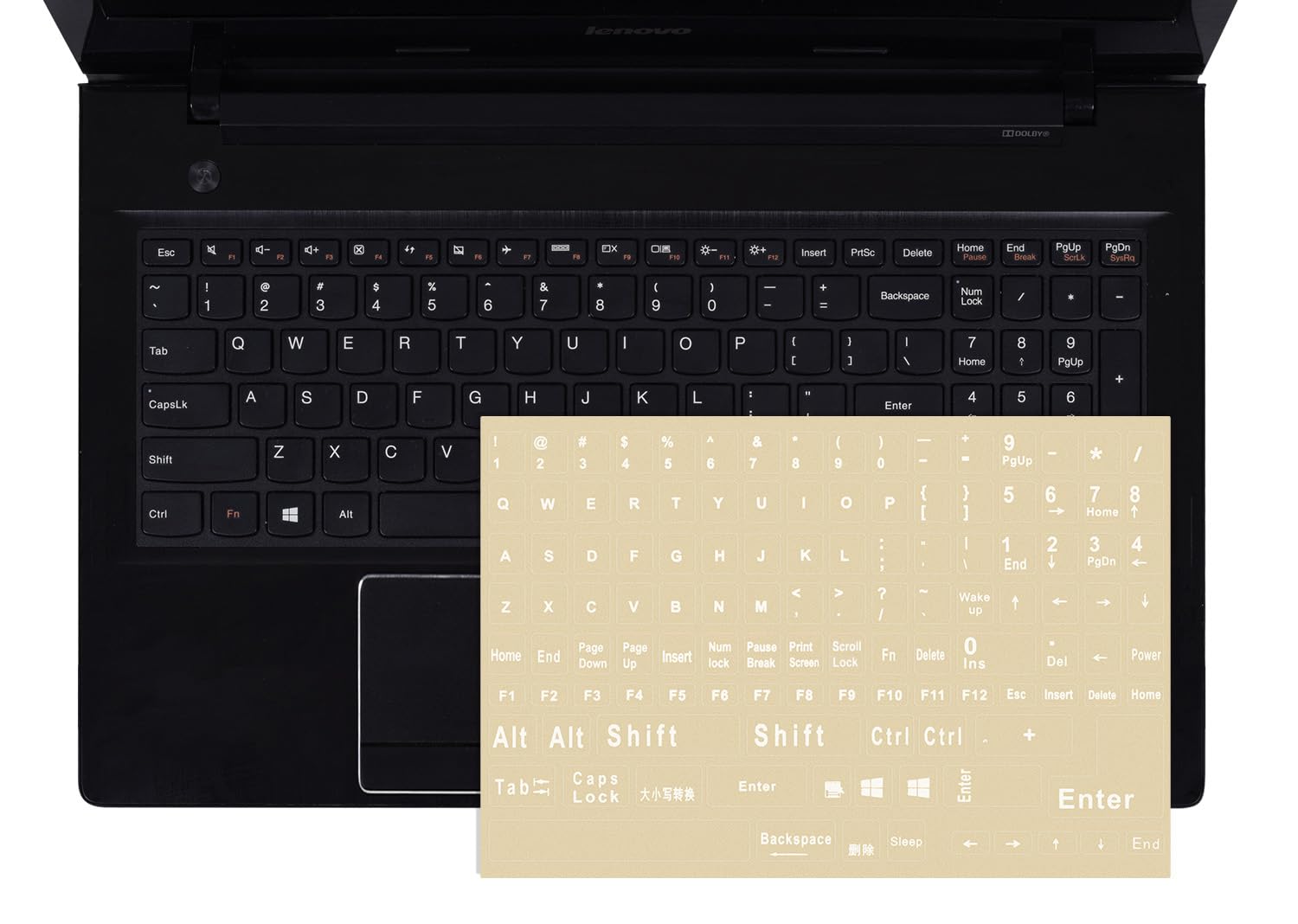 Mua English Keyboard Stickers, Universal Computer Laptop Replacement ...