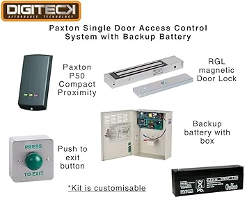 Paxton Single Door Access Control System w/ Backup Battery Proximity ...