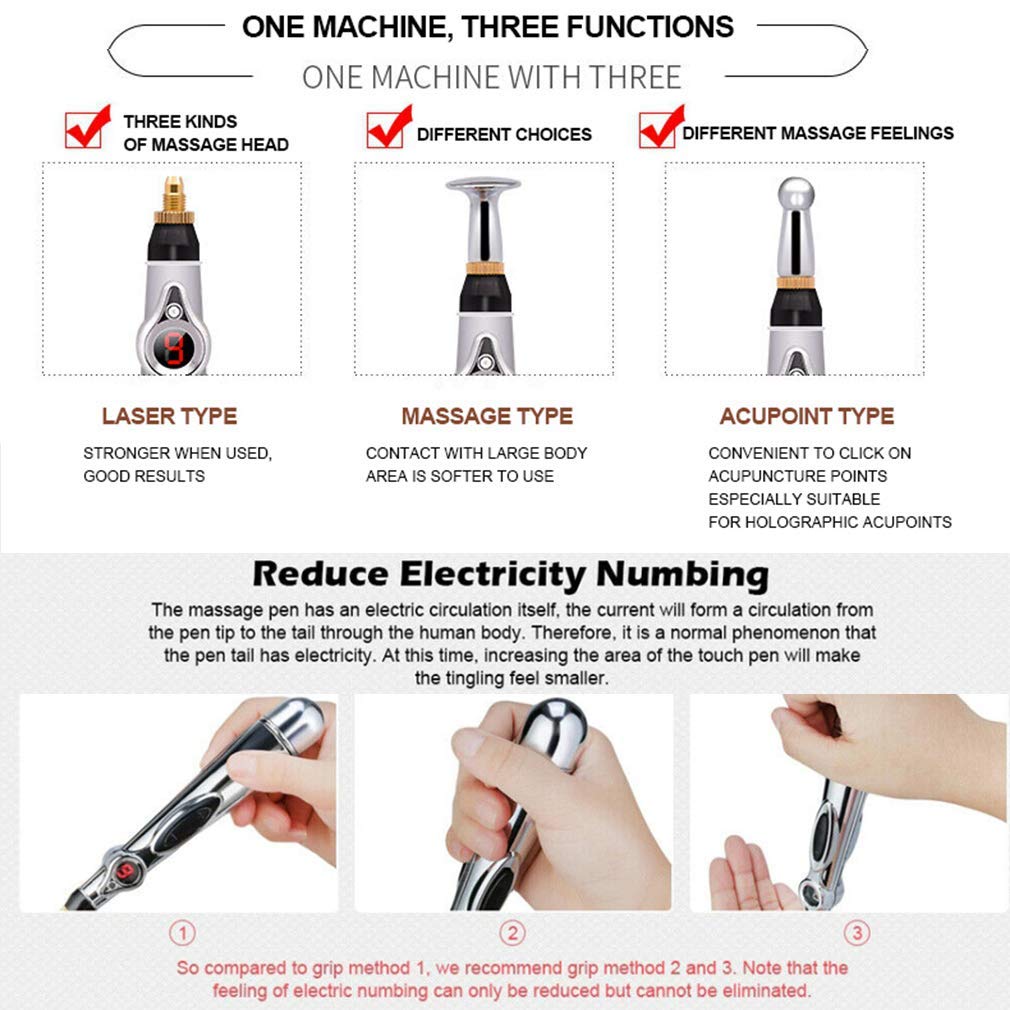 Electronic Acupuncture Pen, Electric Meridians Laser Acupuncture ...