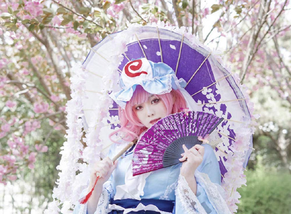 Mua GK-O TouHou Project Saigyouji Yuyuko Cosplay Costume Double Side ...