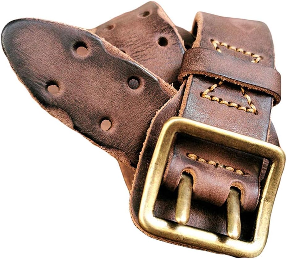 WXFF Cinturón de Cuero Genuino de los Hombres con Cinturones de Cuero ...