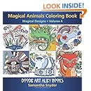 Magical Animals Coloring Book: Magical Designs (Doodle Art Alley Books ...