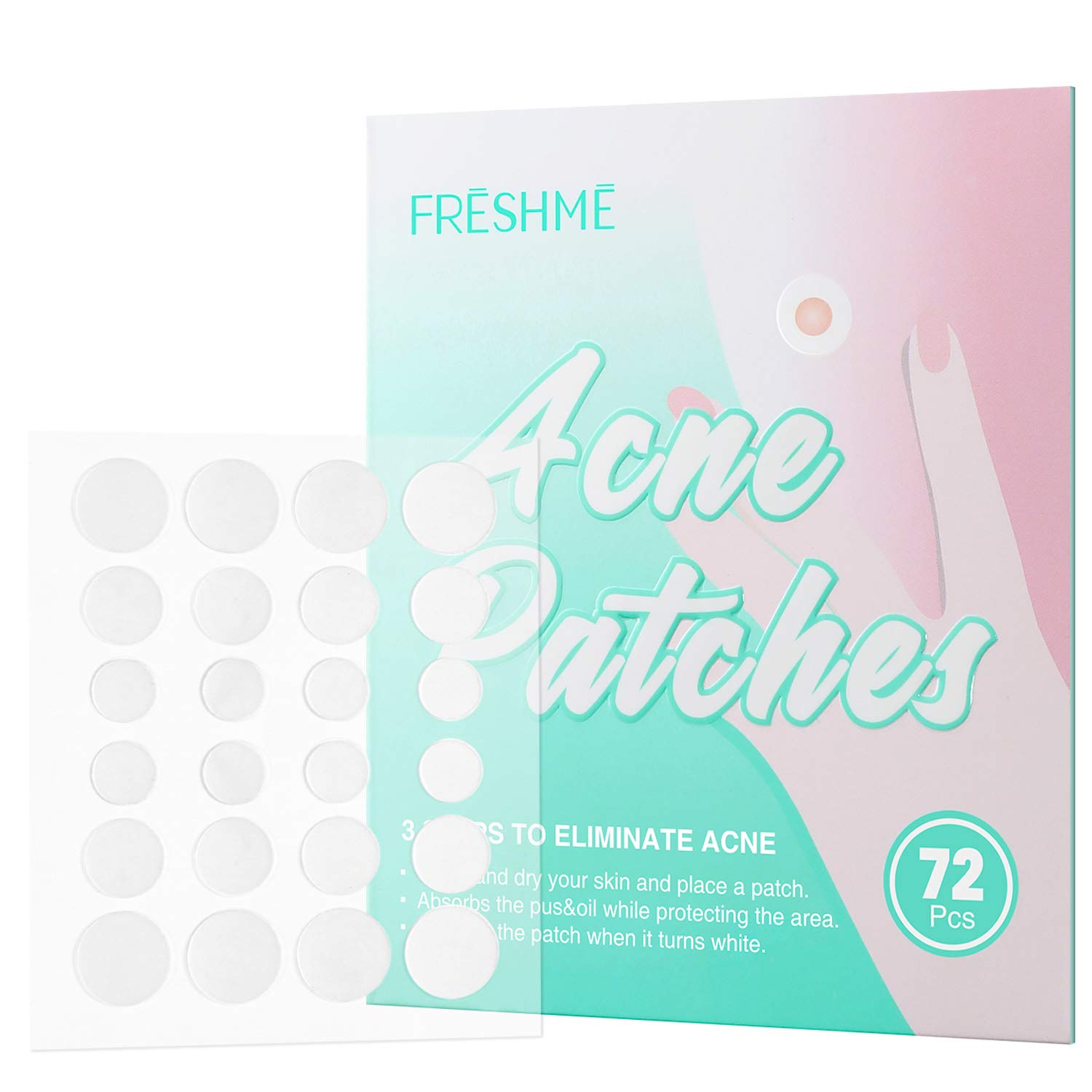 Amazon.com: Acne Pimple Patches - FRESHME Hydrocolloid Healing Pads ...