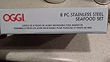 Amazon.com: Oggi 8-Piece Stainless Steel Seafood Set: Seafood Tools ...