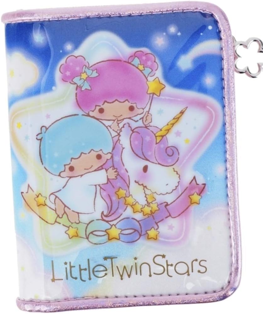 Amazon.com: Little Twin Stars Bifold Wallet Cash Coin Card Organizer Purse