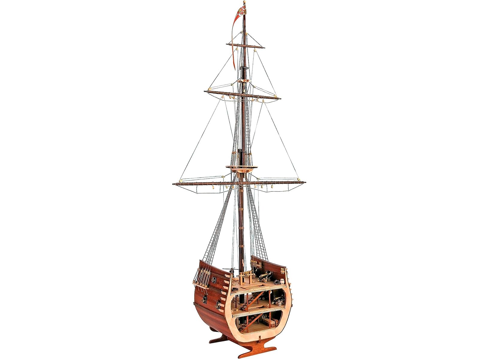 Mua – Wooden Ship Model Kit – Spaniard Galleon Cross-Section, San ...