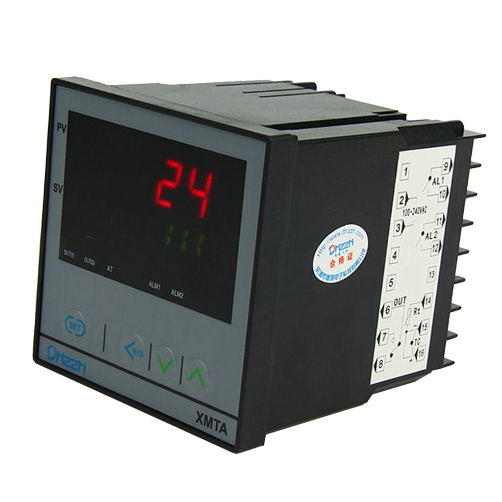F/C PID Temperature Controller, Dual Display Digital Programmable Temperature Control XMTA ...