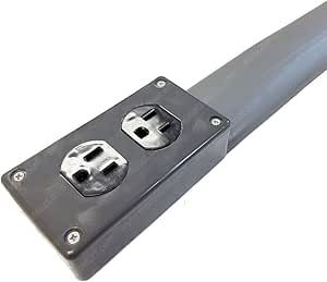 Electriduct Lay Flat Electrical Power Extension Cord Duplex Receptacle ...