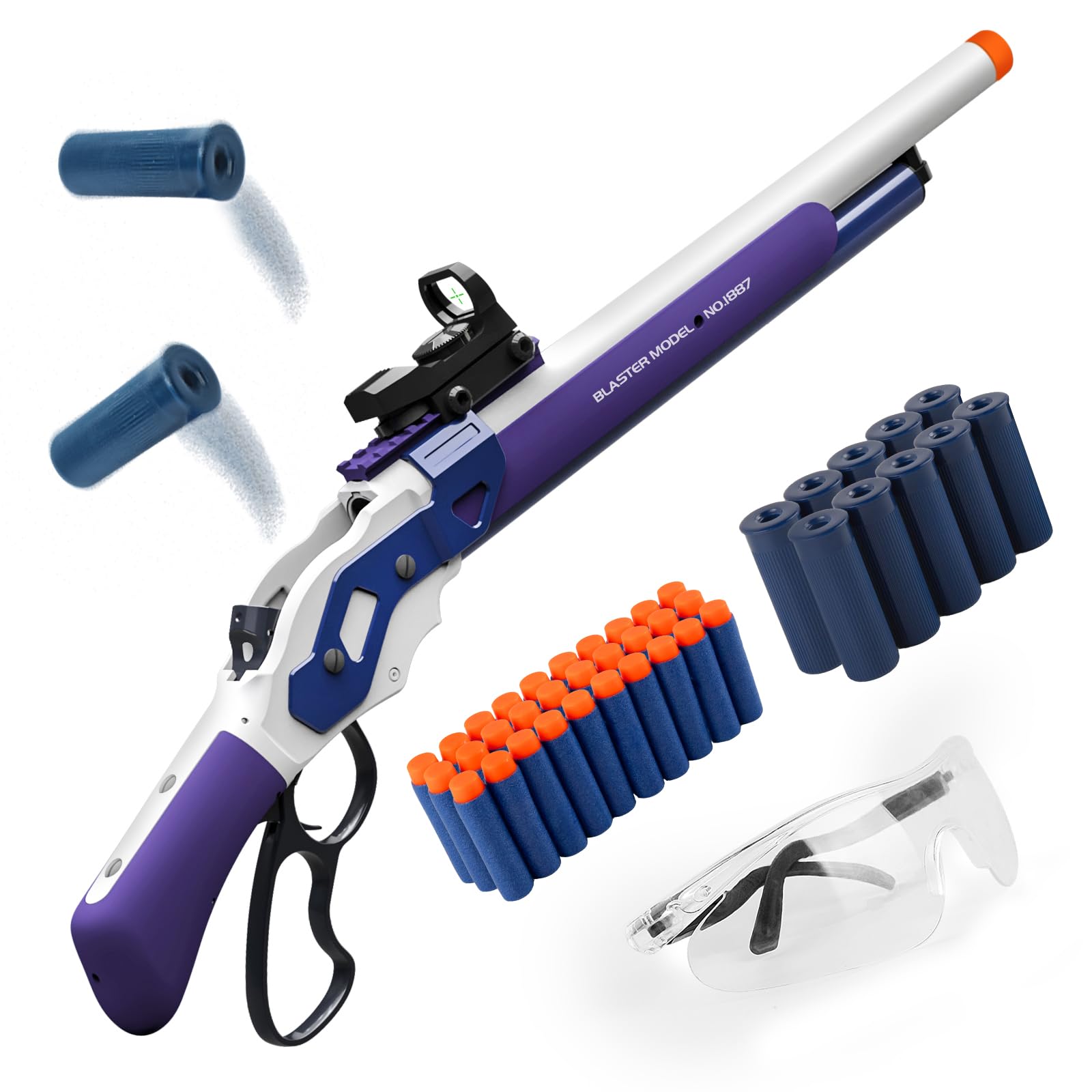 Shell Ejection Toy Rifle Lever Action Shotgun Toy Foam Blaster with ...