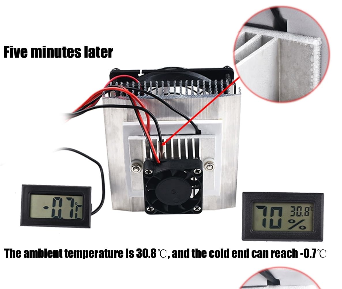 Mua Mini Air Conditioner DC 12V DIY Thermoelectric Peltier Refrigeration Cooling System Heat ...