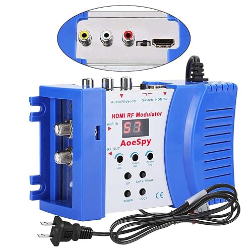 HDMI Modulator RF Converter RCA Coaxial Composite VHF UHF SDR ...