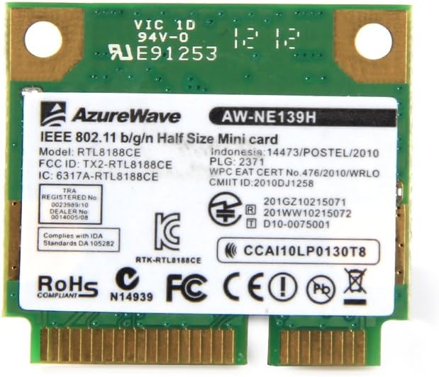 Amazon | Realtek rtl8188ce 8188 CEワイヤレスWLAN WiFiカードfor Acer Asus ...