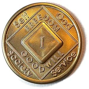 Amazon.com: NA Coins - Narcotics Anonymous Medallions 1 thru 20 Year ...