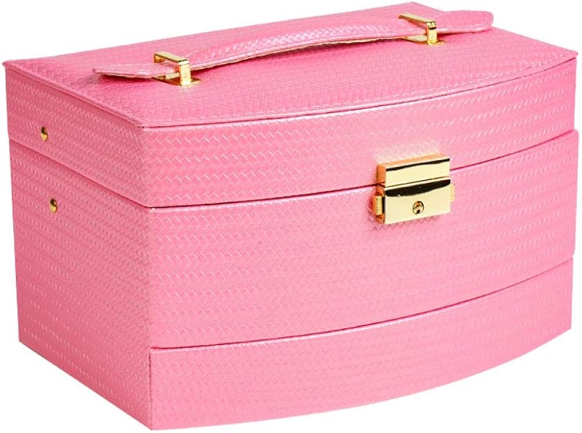 WCCCW Schmuckkästchen für Reise - pu schmuck aufbewahrungsbox mit ...