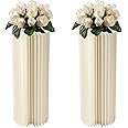 Amazon.com: DONNGYZ Foldable Paper Columns 2 Pcs Display Pedestals ...