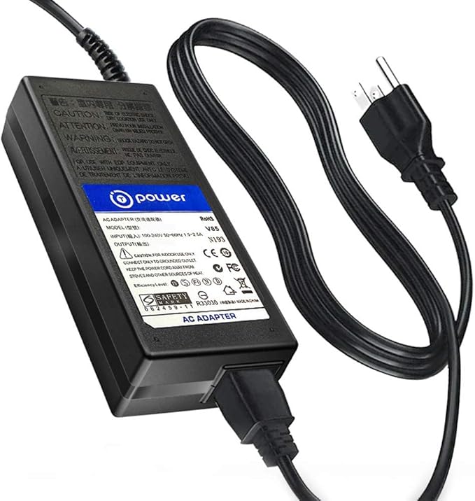T-Power 4-Pin Ac Dc Adapter Charger Compatible with Wacom Cintiq 24HD ...